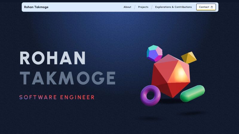 Rohan Takmoge on LinkedIn: #portfoliowebsite Rohan Takmoge on LinkedIn: #portfoliowebsite