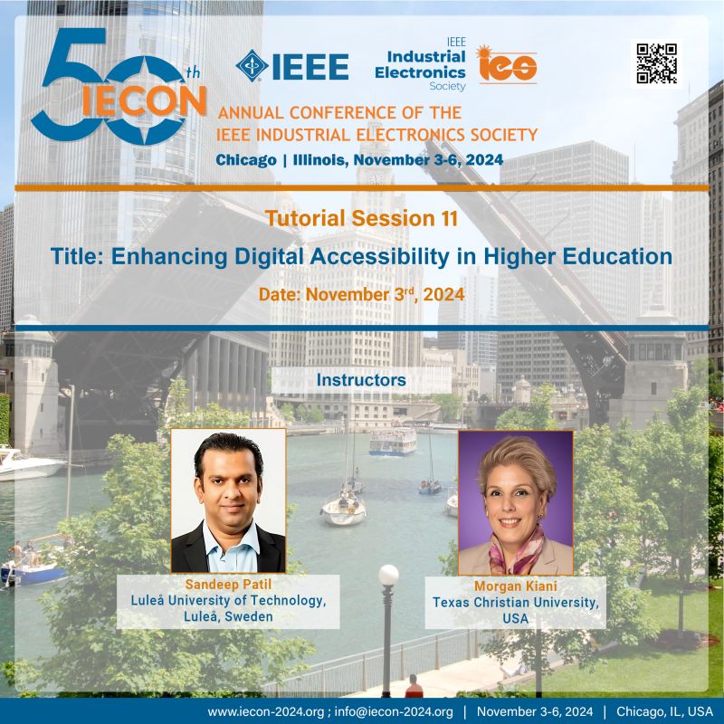 IECON 2024 on LinkedIn: Tutorial Session 11 at IECON 2024 - Don't miss ... IECON 2024 on LinkedIn: Tutorial Session 11 at IECON 2024 - Don't miss ...