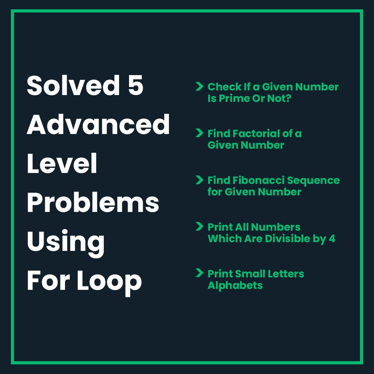 Hajra Naeem on LinkedIn: I have solved 5 Advanced level problems using ... Hajra Naeem on LinkedIn: I have solved 5 Advanced level problems using ...