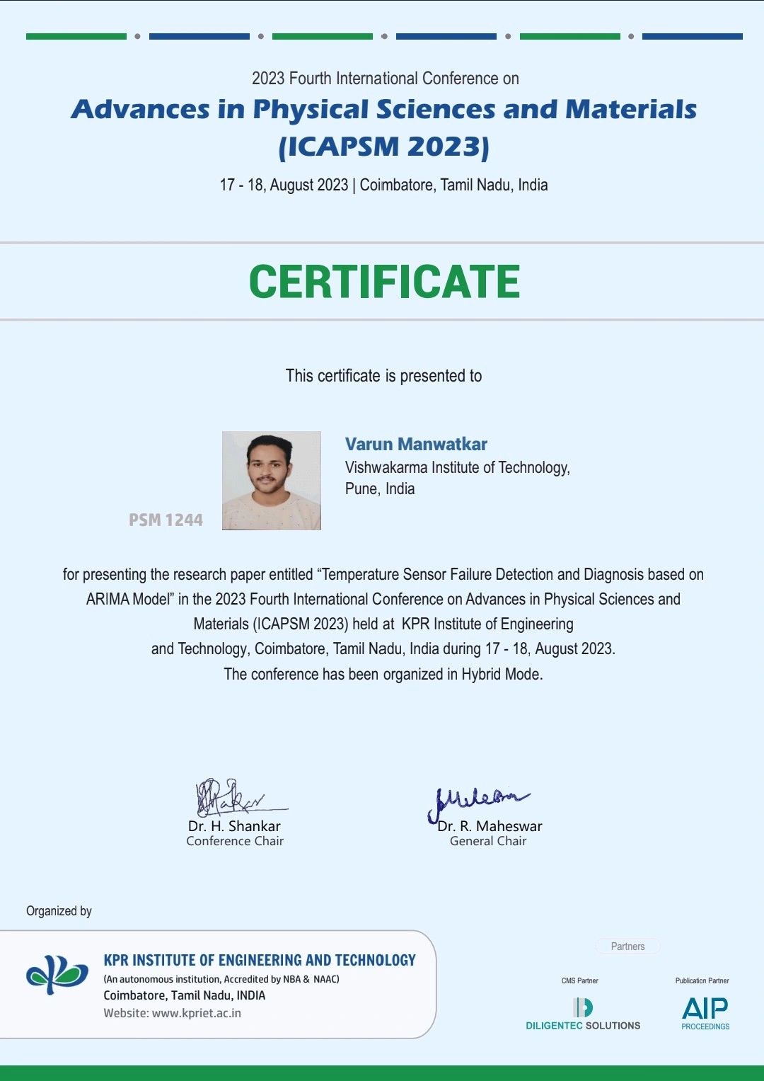 Varun Manwatkar on LinkedIn: #icatchcome2023 #sensorhealth #arimamodel ... Varun Manwatkar on LinkedIn: #icatchcome2023 #sensorhealth #arimamodel ...