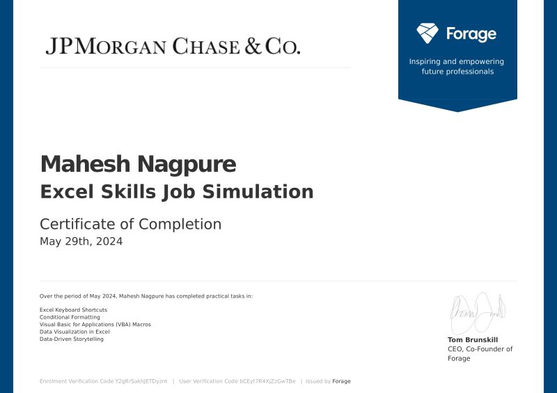 Mahesh Nagpure on LinkedIn: I just completed JPMorgan Chase & Co.'s ... Mahesh Nagpure on LinkedIn: I just completed JPMorgan Chase & Co.'s ...