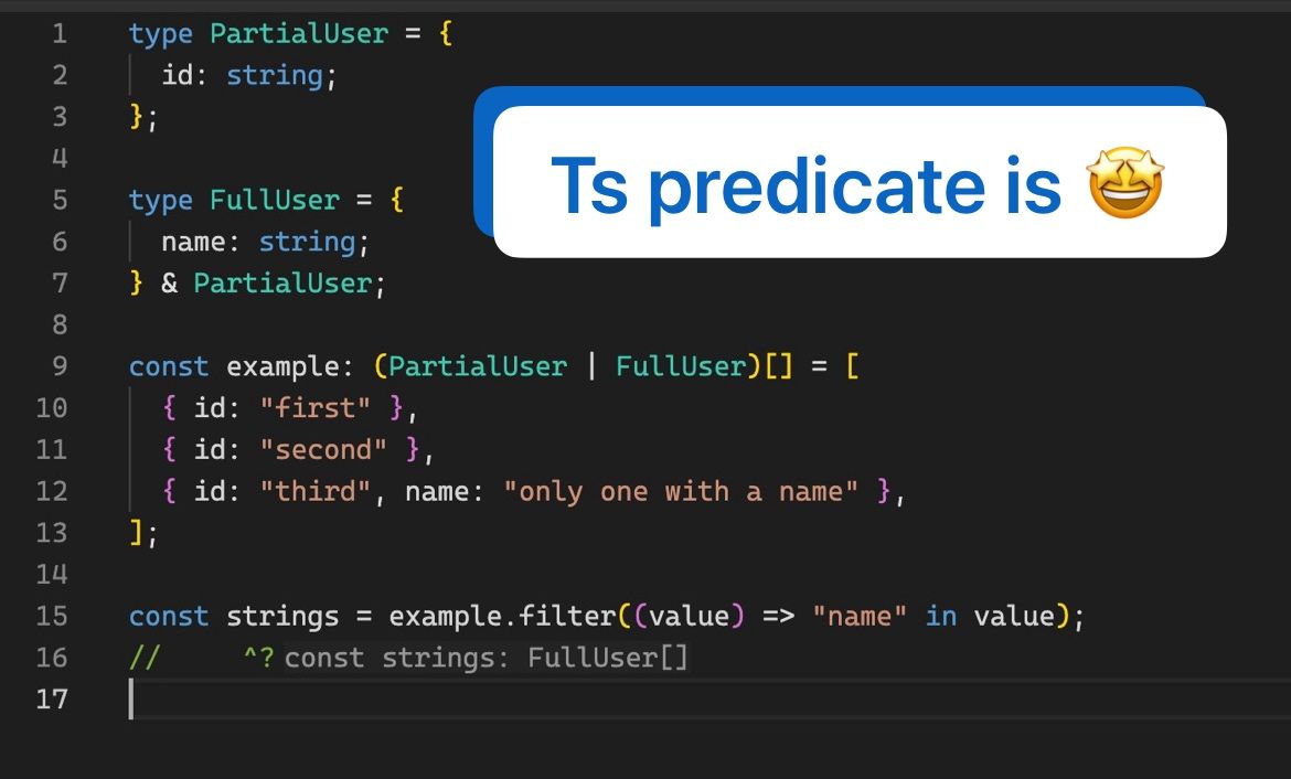 Sambath Kumar Logakrishnan ⌨ 🏆⚡️🔒 on LinkedIn: typescript 5.5 predicate ... Sambath Kumar Logakrishnan ⌨ 🏆⚡️🔒 on LinkedIn: typescript 5.5 predicate ...