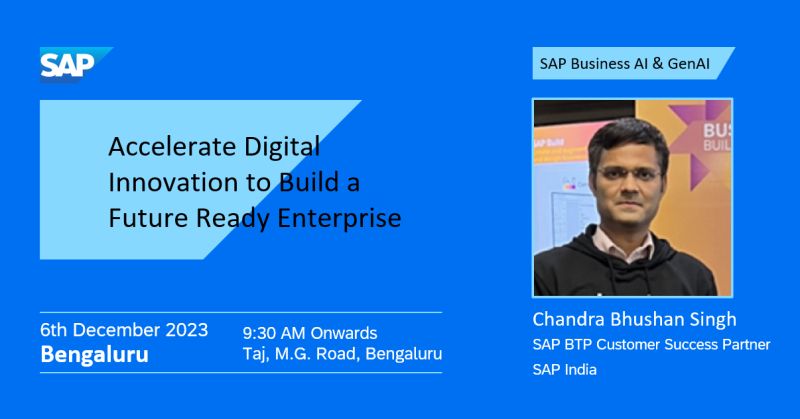 Chandra Bhushan Singh on LinkedIn: #fre #sapbtp #sapbusinessai #risewithsap Chandra Bhushan Singh on LinkedIn: #fre #sapbtp #sapbusinessai #risewithsap