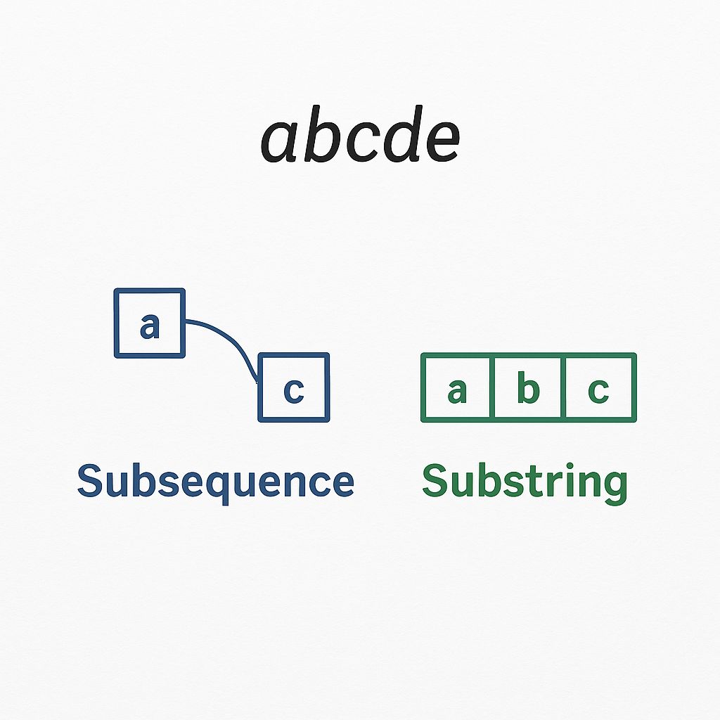 DSA101: Subsequence vs Substring – Never get confused again! A ... DSA101: Subsequence vs Substring – Never get confused again! A ...