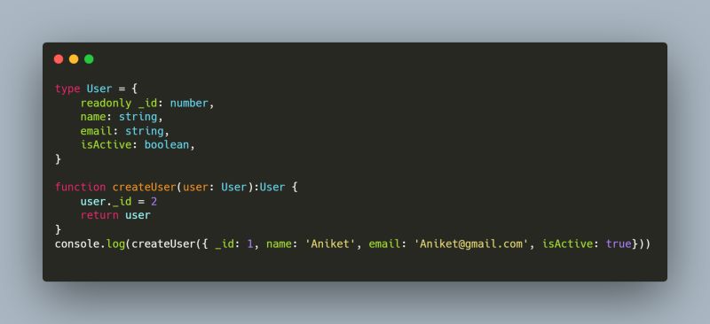 How readonly changes typescript code | Aniket Dubey posted on the topic ... How readonly changes typescript code | Aniket Dubey posted on the topic ...