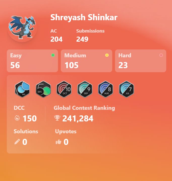 Shreyash Shinkar on LinkedIn: #leetcode #problemsolving #dsa # ... Shreyash Shinkar on LinkedIn: #leetcode #problemsolving #dsa # ...