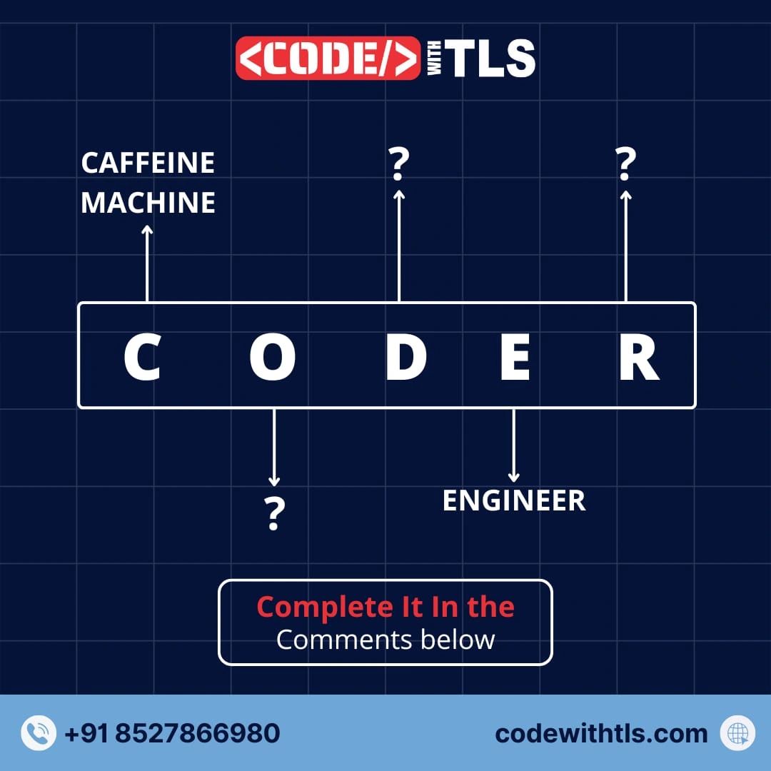 CODE with TLS on LinkedIn: #codewithtls #codewithheart #puzzlechallenge ... CODE with TLS on LinkedIn: #codewithtls #codewithheart #puzzlechallenge ...