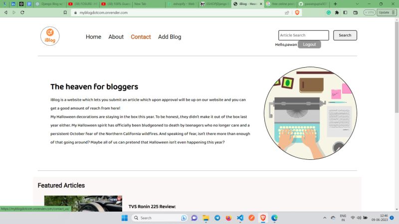 PAWAN GUPTA on LinkedIn: #django #python #blogapplication # ... PAWAN GUPTA on LinkedIn: #django #python #blogapplication # ...