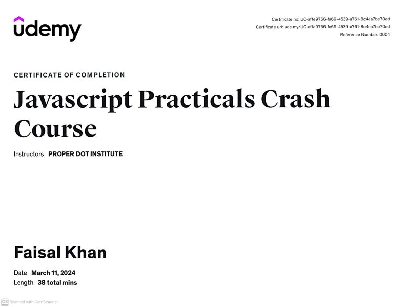 Faisal Khan on LinkedIn: #javascript #codingskills #udemycourse # ... Faisal Khan on LinkedIn: #javascript #codingskills #udemycourse # ...