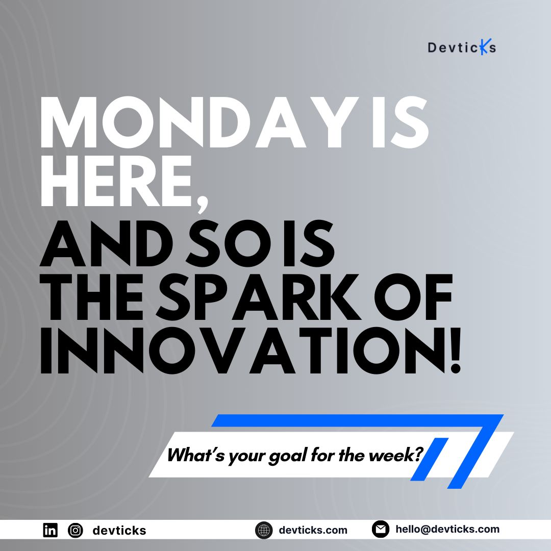Devticks on LinkedIn: #mondaymotivation #innovationunleashed #devticks ... Devticks on LinkedIn: #mondaymotivation #innovationunleashed #devticks ...