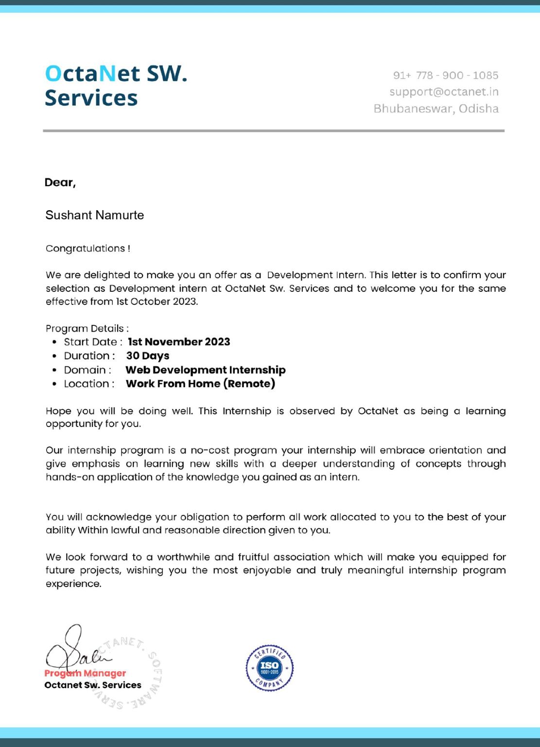 Sushant Namurte on LinkedIn: #octanet #octanetsoftwareservices # ... Sushant Namurte on LinkedIn: #octanet #octanetsoftwareservices # ...
