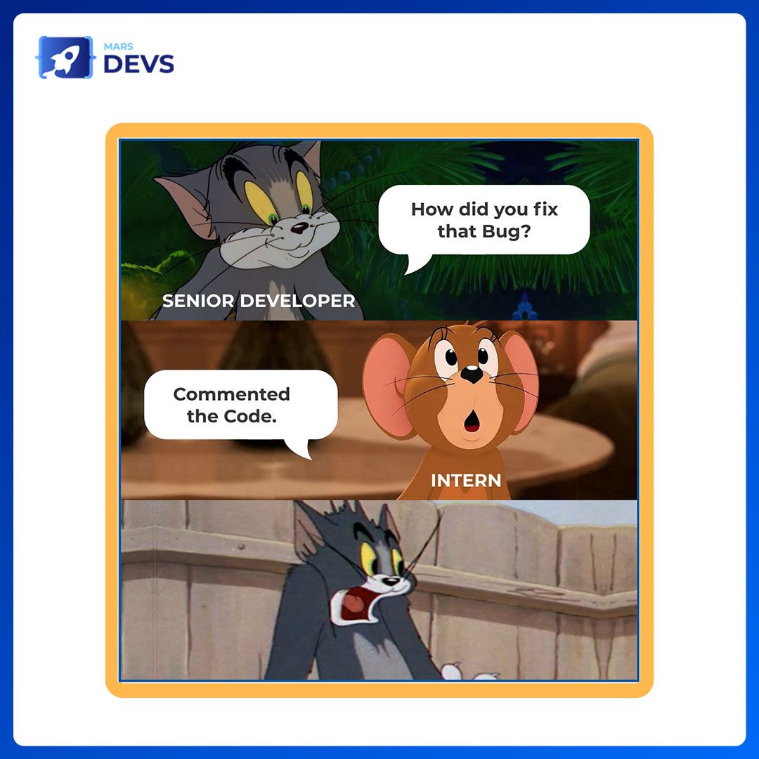 MarsDevs on LinkedIn: #coding #developer #codinglife #meme55m MarsDevs on LinkedIn: #coding #developer #codinglife #meme55m