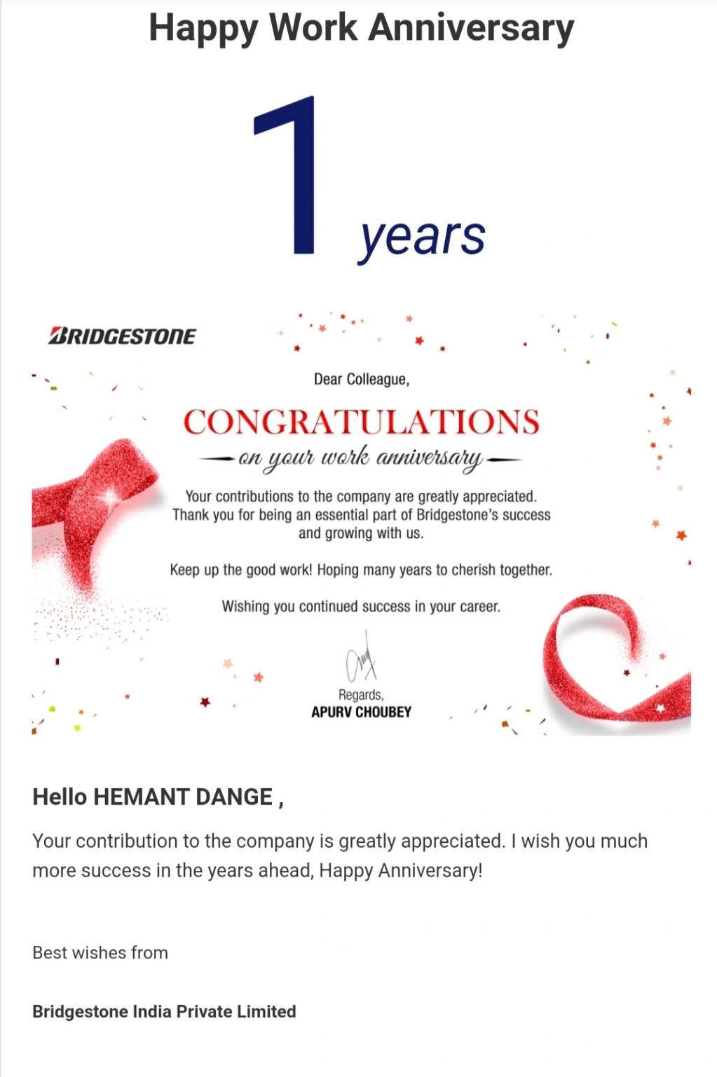 Hemant dange on LinkedIn: #bridgstone_india #manymoretocome #goodtogreat Hemant dange on LinkedIn: #bridgstone_india #manymoretocome #goodtogreat