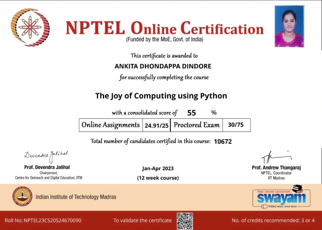 #swayam #nptel #python #joyofcomputing #continuouslearning # ... #swayam #nptel #python #joyofcomputing #continuouslearning # ...