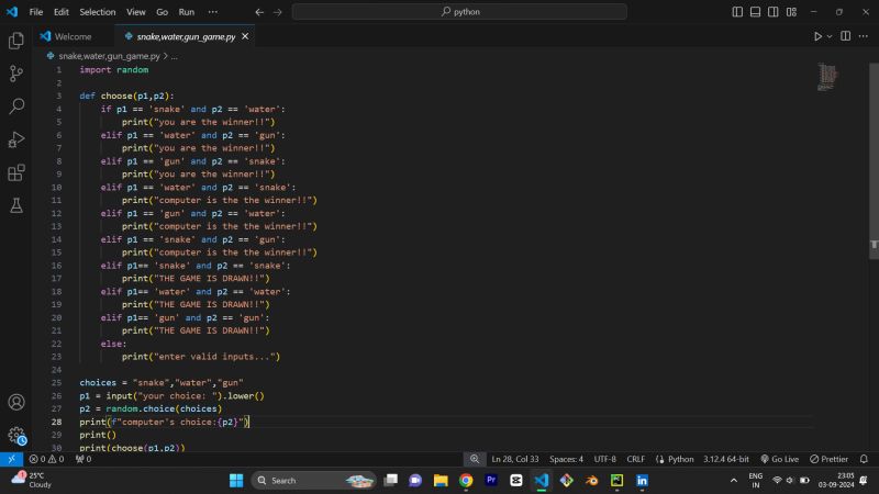 Harsh kumar on LinkedIn: #python #game Harsh kumar on LinkedIn: #python #game