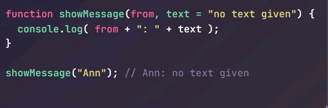 Javascript Tip 💡 Specify the default value for a parameter in the ... Javascript Tip 💡 Specify the default value for a parameter in the ...