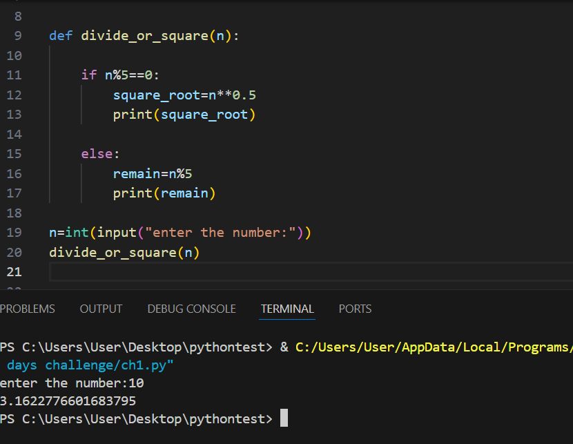 Anjana S on LinkedIn: #pythoncodingchallenge #50daysofpython # ... Anjana S on LinkedIn: #pythoncodingchallenge #50daysofpython # ...