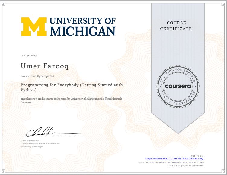 Umer Farooq on LinkedIn: #python #programming #coding #coursera # ... Umer Farooq on LinkedIn: #python #programming #coding #coursera # ...