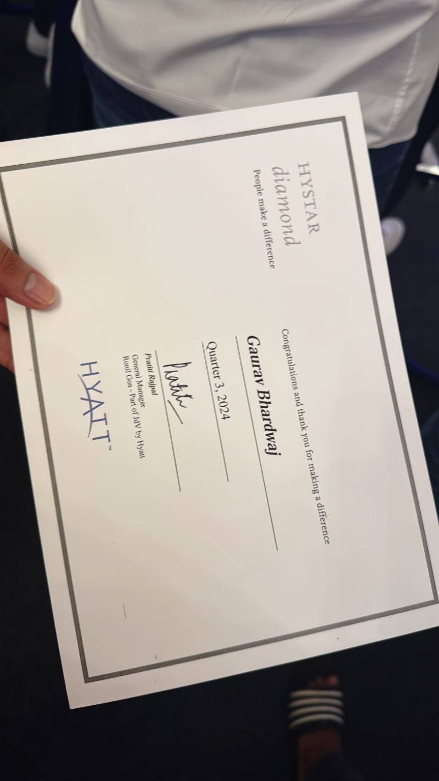 Gaurav Bhardwaj on LinkedIn: HYSTAR DIAMOND Champion Quarter - 3 Addi ... Gaurav Bhardwaj on LinkedIn: HYSTAR DIAMOND Champion Quarter - 3 Addi ...