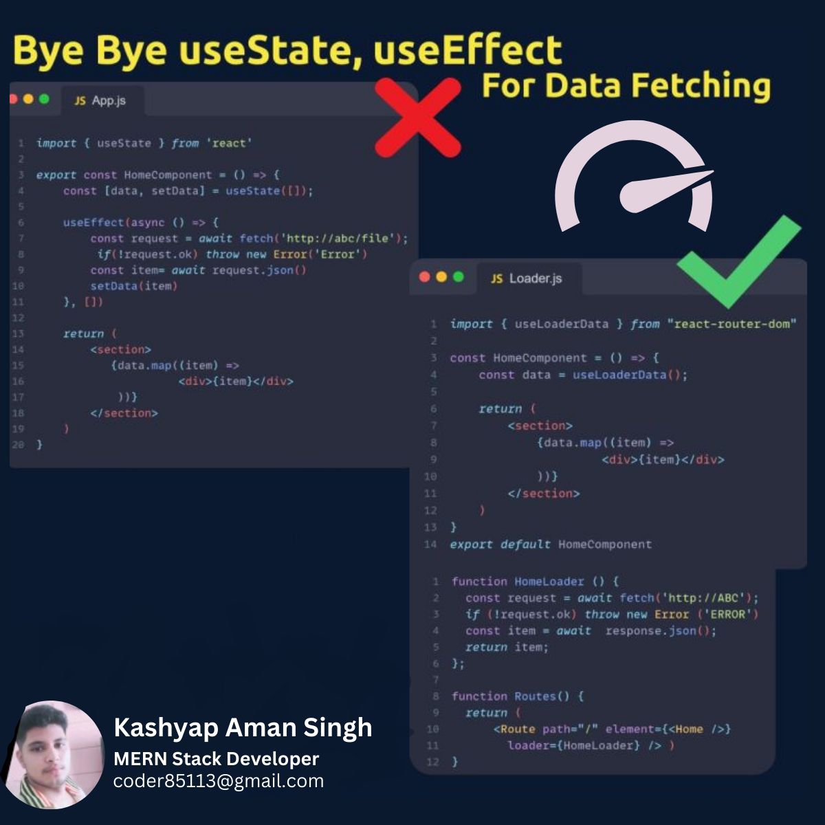 ReactJS Insights: UseLoaderData for Data Fetching | Kashyap Aman Singh ... ReactJS Insights: UseLoaderData for Data Fetching | Kashyap Aman Singh ...