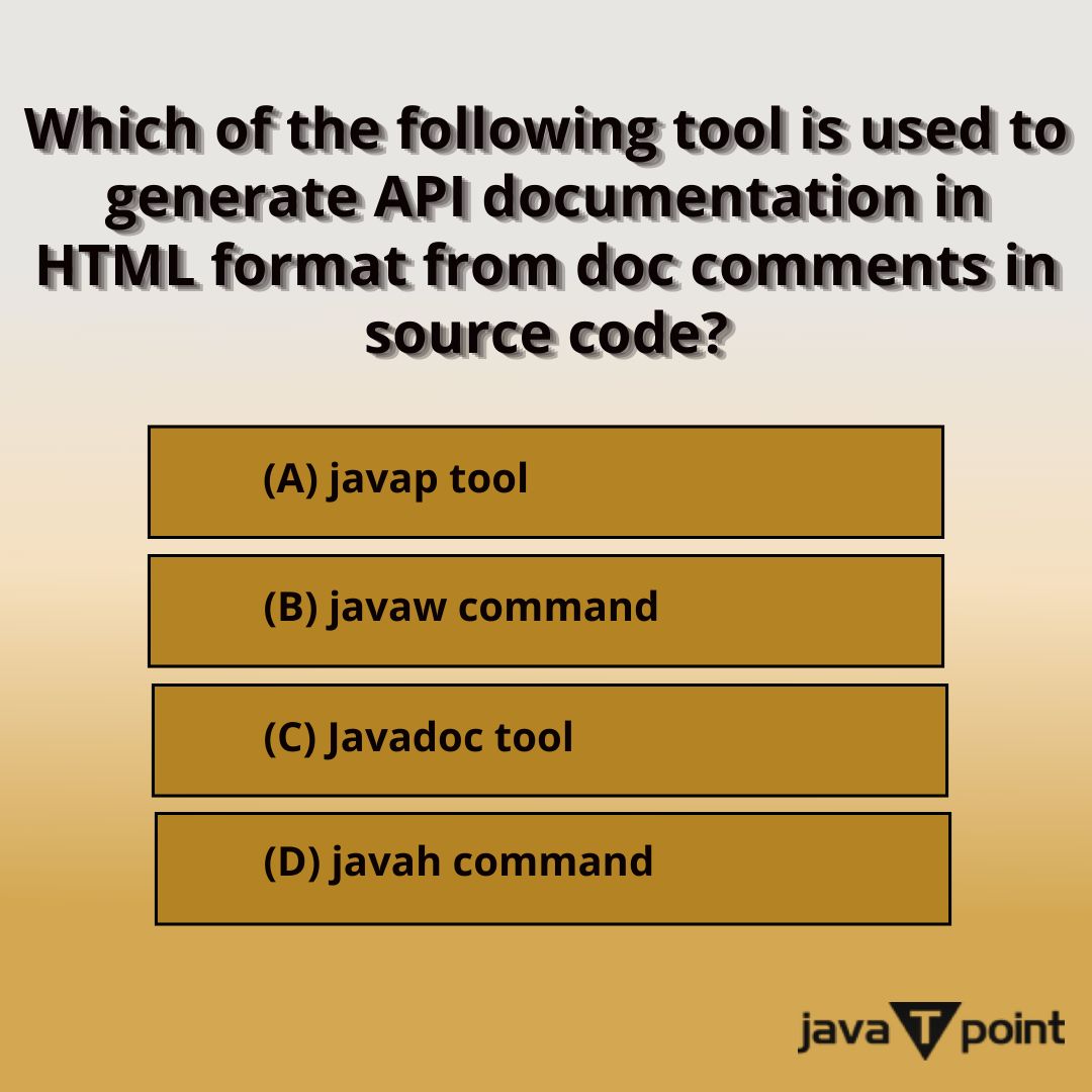 Javaprogramming: What tool is used to create API documentation ... Javaprogramming: What tool is used to create API documentation ...