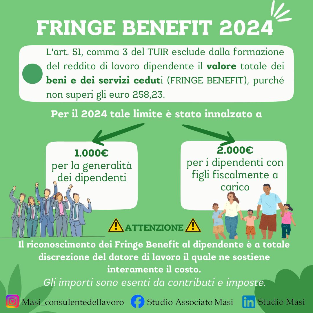Cosa sono i Fringe Benefit e cosa cambia per il 2024? Scopriamolo ... Cosa sono i Fringe Benefit e cosa cambia per il 2024? Scopriamolo ...