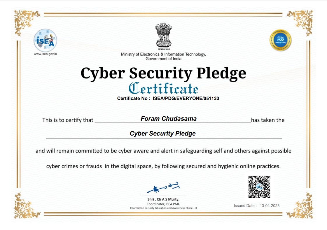 Foram Chudasama on LinkedIn: #staysafe #events #informationtechnology # ... Foram Chudasama on LinkedIn: #staysafe #events #informationtechnology # ...