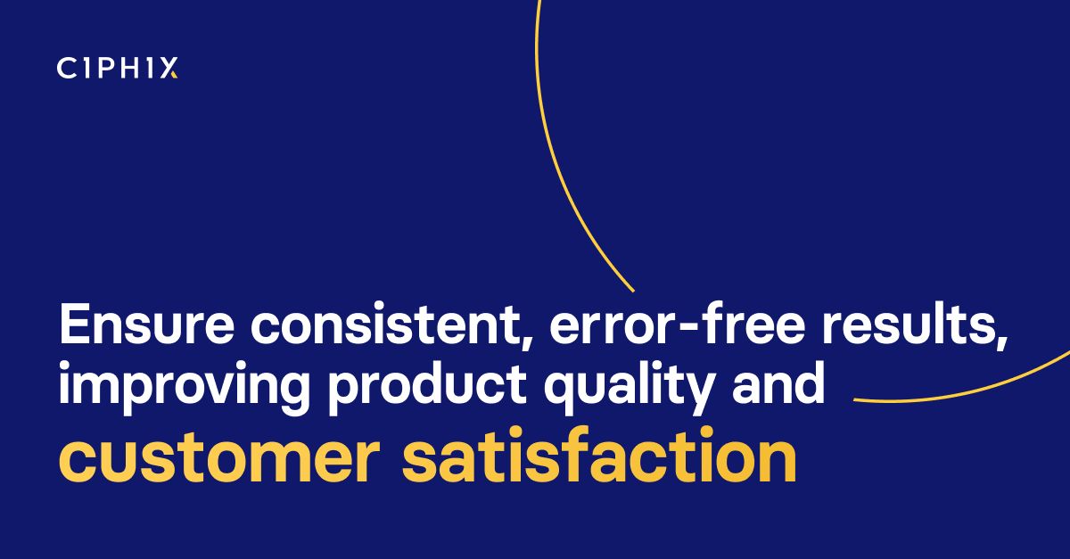 Ciphix on LinkedIn: #manufacturing #qualitychecks #automation # ... Ciphix on LinkedIn: #manufacturing #qualitychecks #automation # ...