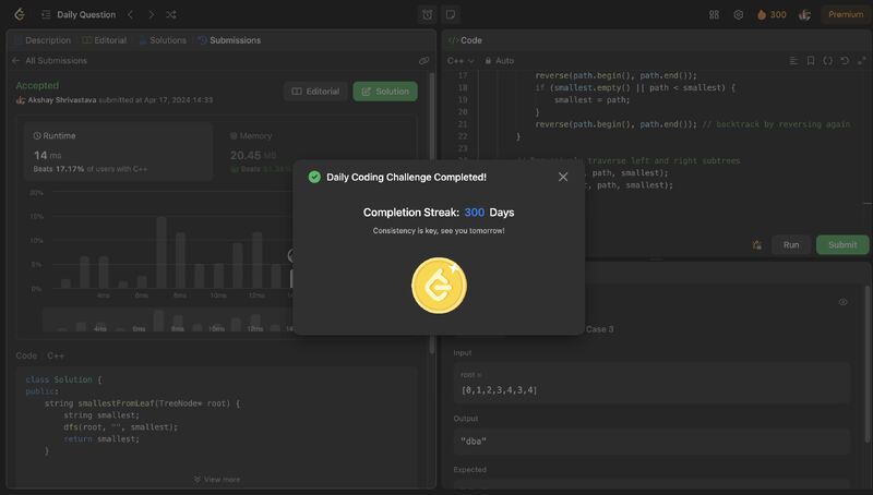 #leetcode #dsa #milestone #nevergiveup #codingjourney #consistency ... #leetcode #dsa #milestone #nevergiveup #codingjourney #consistency ...