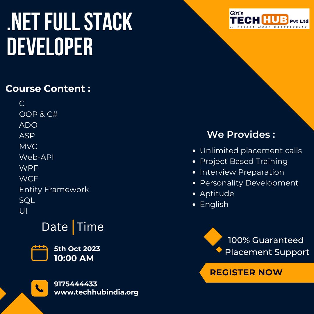 Giri's Tech Hub Pvt Ltd. on LinkedIn: #dotnetfullstack #codingjourney # ... Giri's Tech Hub Pvt Ltd. on LinkedIn: #dotnetfullstack #codingjourney # ...