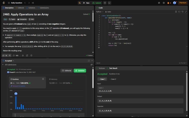 #100daysofcode #100daysofcode #leetcode #python #problemsolving ... #100daysofcode #100daysofcode #leetcode #python #problemsolving ...