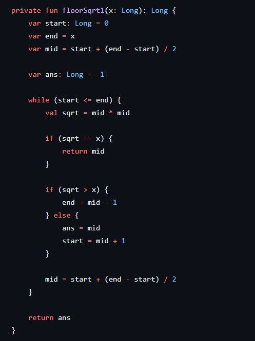 How to find square root in binary search | Suresh Chandak posted on the ... How to find square root in binary search | Suresh Chandak posted on the ...