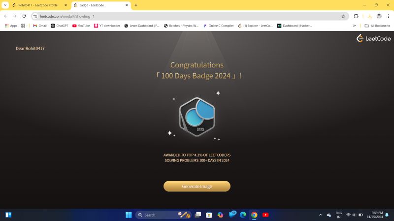 Rohit Kumar on LinkedIn: #100daysofcode #leetcode #problemsolving #dsa ... Rohit Kumar on LinkedIn: #100daysofcode #leetcode #problemsolving #dsa ...