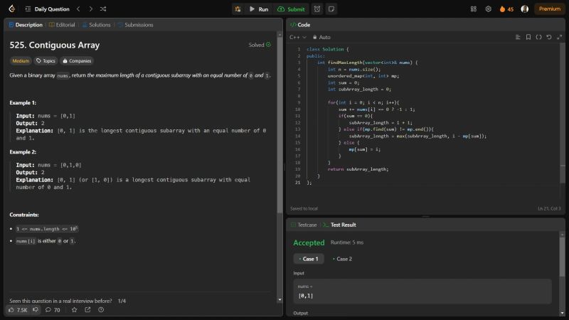 Mrinal Madaria on LinkedIn: #day16 #180daysofcodechallengeleetcode # ... Mrinal Madaria on LinkedIn: #day16 #180daysofcodechallengeleetcode # ...