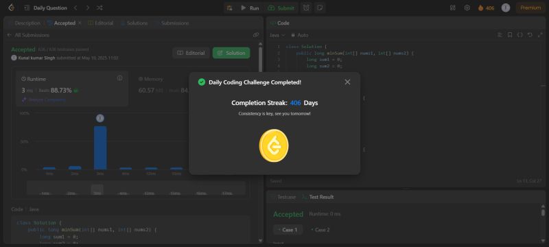 #leetcode #problemoftheday #java #dsa #codingstreak #412daysstrong ... #leetcode #problemoftheday #java #dsa #codingstreak #412daysstrong ...