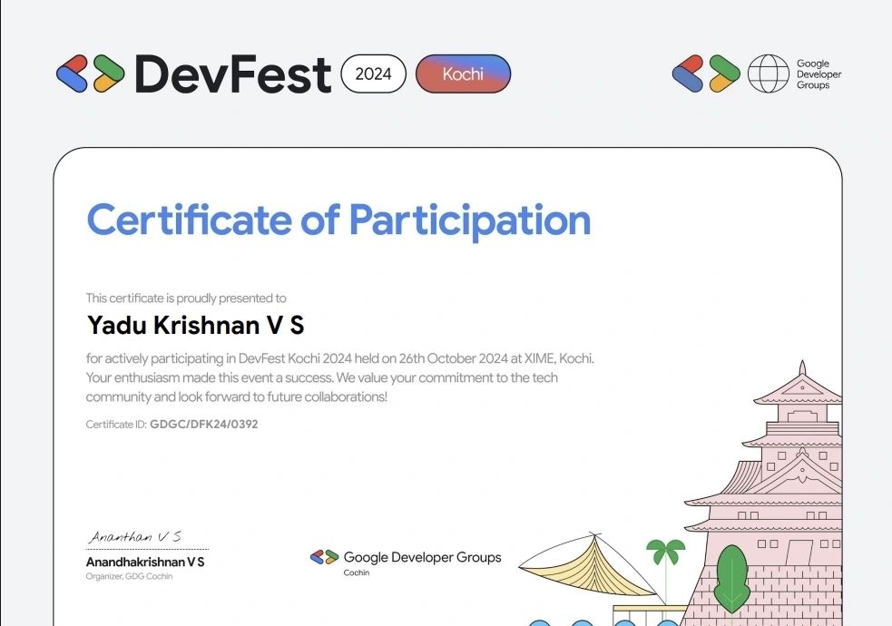 Yadu Krishnan V S posted on LinkedIn Yadu Krishnan V S posted on LinkedIn
