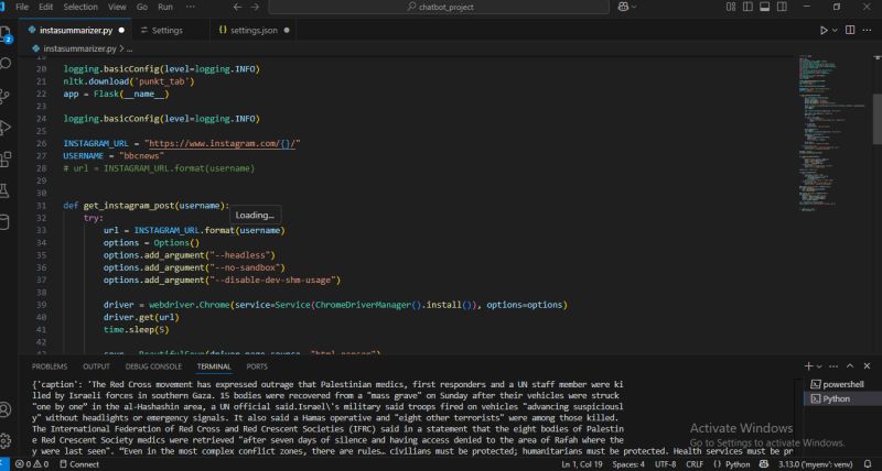 #python #flask #selenium #webscraping #nltk #machinelearning #apis ... #python #flask #selenium #webscraping #nltk #machinelearning #apis ...