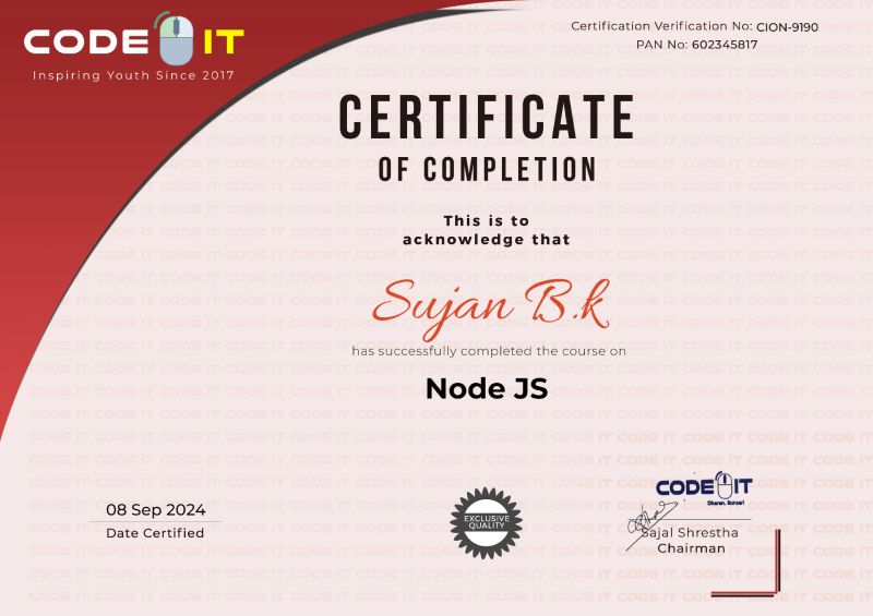 Sujan B.k on LinkedIn: #nodejs #express #mongodb #backenddevelopment # ... Sujan B.k on LinkedIn: #nodejs #express #mongodb #backenddevelopment # ...