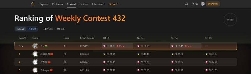 Akshat Khandelwal on LinkedIn: #leetcode #codingchallenge # ... Akshat Khandelwal on LinkedIn: #leetcode #codingchallenge # ...