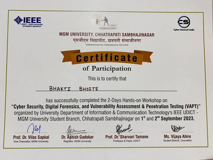 Bhakti Bhoite on LinkedIn: #cybersecurity #digitalforensics # ... Bhakti Bhoite on LinkedIn: #cybersecurity #digitalforensics # ...
