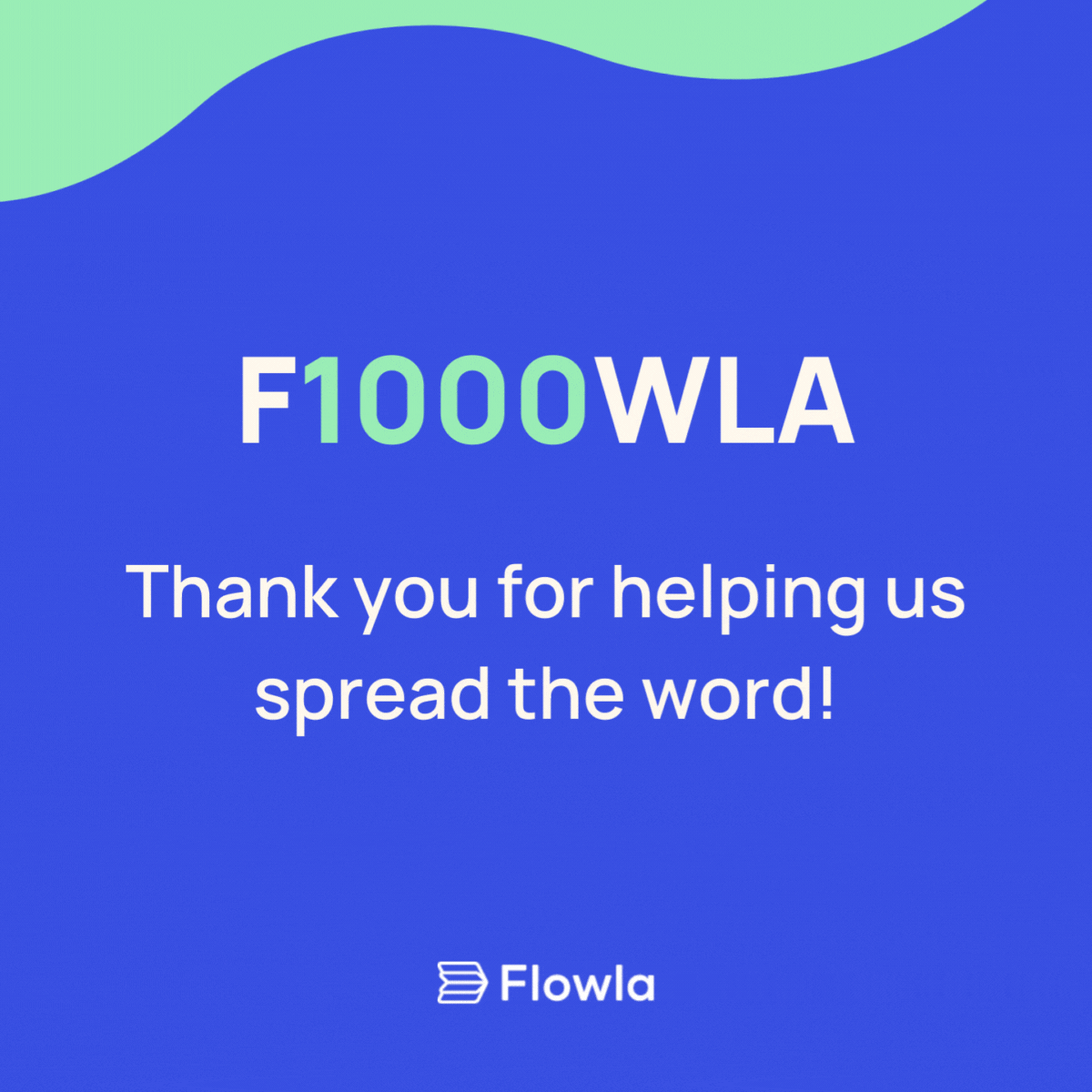 Flowla 🌊 on LinkedIn: 🎉We hit 1000 followers this week!🎉 A small step ... Flowla 🌊 on LinkedIn: 🎉We hit 1000 followers this week!🎉 A small step ...
