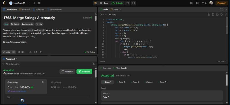 Amitesh Mishra on LinkedIn: #100daysofcode #leetcode # ... Amitesh Mishra on LinkedIn: #100daysofcode #leetcode # ...