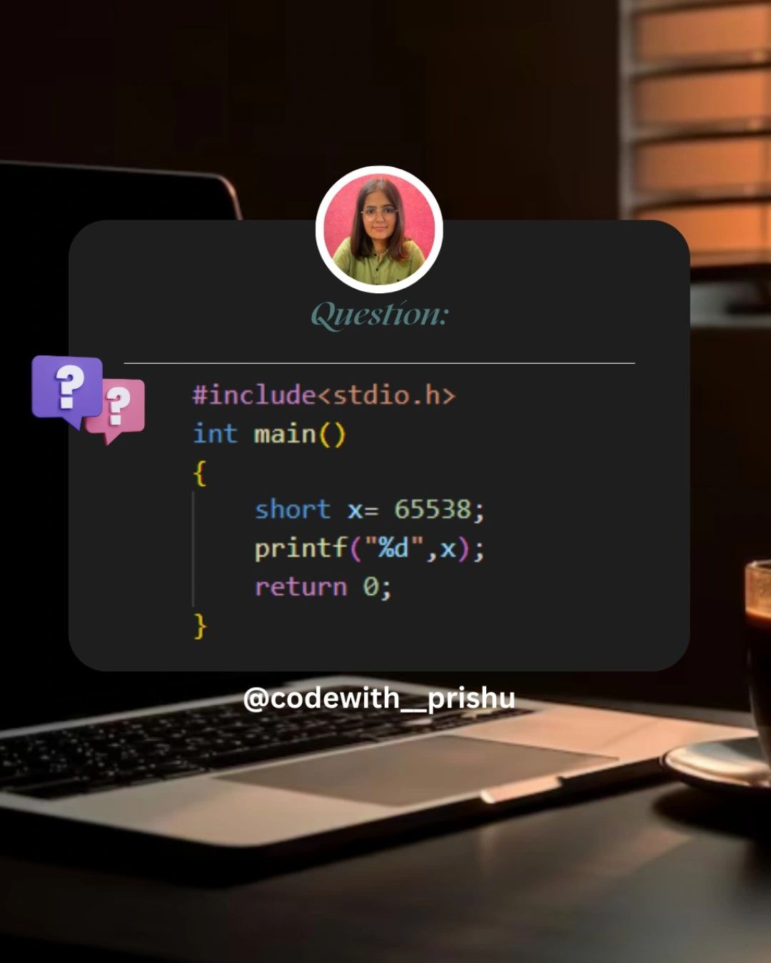Prishu Gawalia on LinkedIn: #codingquiz #codechallenge #techquiz # ... Prishu Gawalia on LinkedIn: #codingquiz #codechallenge #techquiz # ...