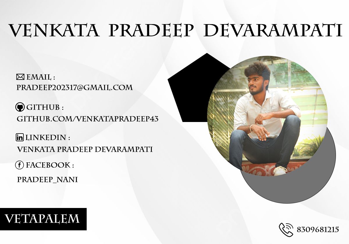 Venkata Pradeep Devarampati on LinkedIn: #graphicdesign # ... Venkata Pradeep Devarampati on LinkedIn: #graphicdesign # ...