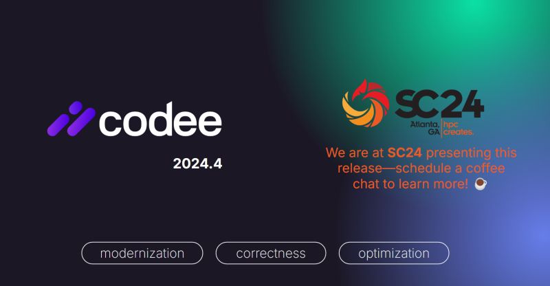 Codee on LinkedIn: #fortran #openmp #llvm #sc24 Codee on LinkedIn: #fortran #openmp #llvm #sc24