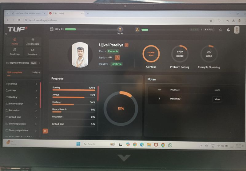 Ujjval Pateliya on LinkedIn: #dsa #takeuforward #striversheet # ... Ujjval Pateliya on LinkedIn: #dsa #takeuforward #striversheet # ...