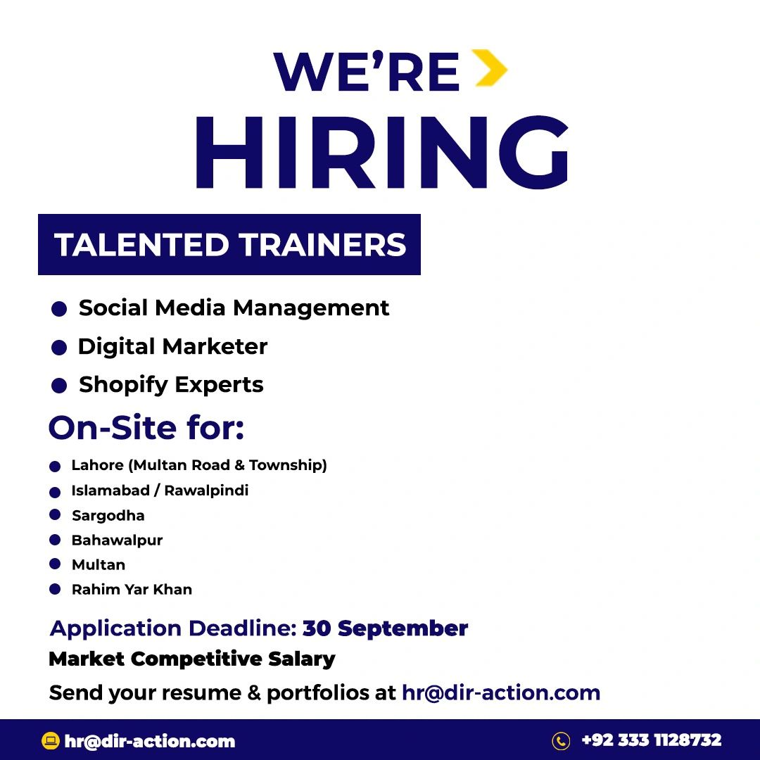 Maham Zahid on LinkedIn: Hiring Alert… Maham Zahid on LinkedIn: Hiring Alert…