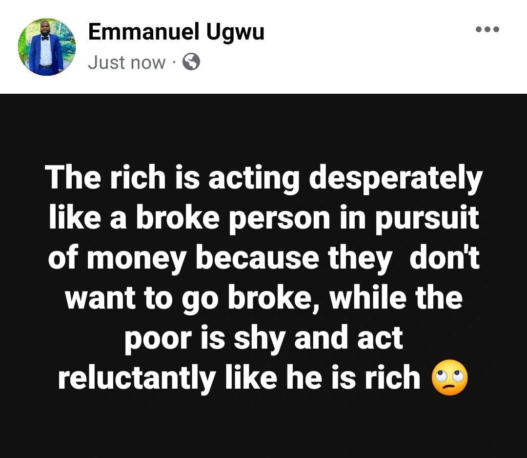 The reality of life | EMMANUEL UGWU The reality of life | EMMANUEL UGWU