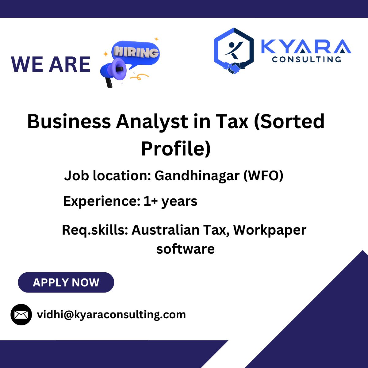 #hiring #businessanalysitax #hiring #businessanalyst #taxjobs… | Vidhi ... #hiring #businessanalysitax #hiring #businessanalyst #taxjobs… | Vidhi ...