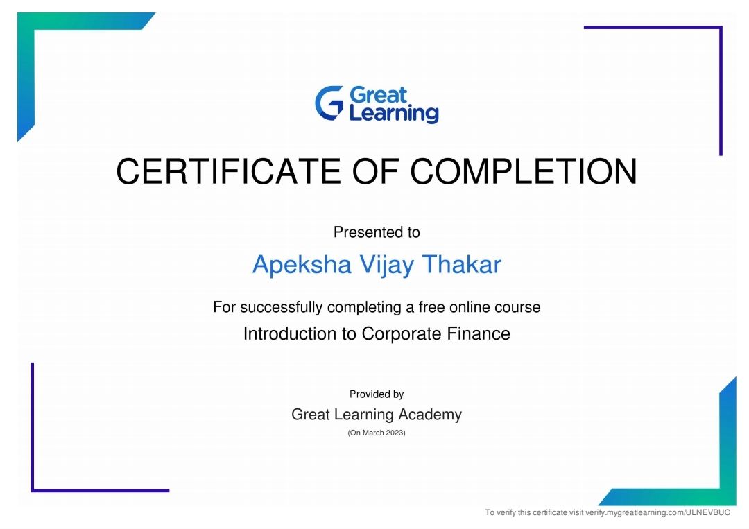 Apeksha Thakar on LinkedIn: Hello Connections, I have Successfully ... Apeksha Thakar on LinkedIn: Hello Connections, I have Successfully ...